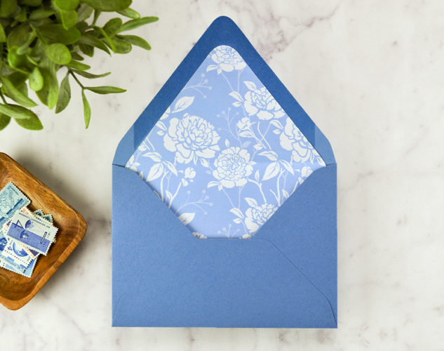 How to DIY Envelope Liners for Your Wedding Invitations - Design Idea Blog